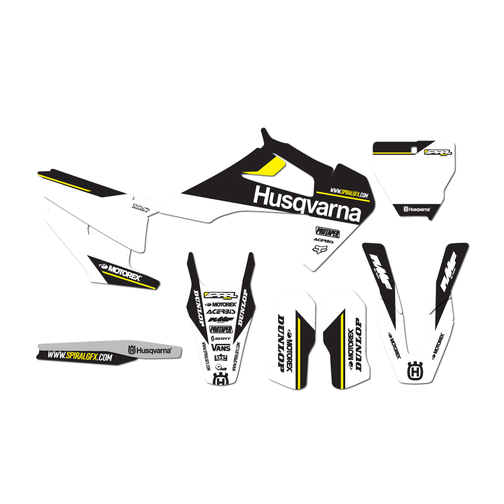 Husqvarna // Corporate OTS Motocross Graphics Kit by SpiralGFX